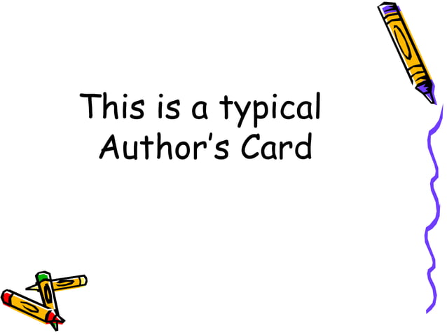 Card catalog (library) | PPT