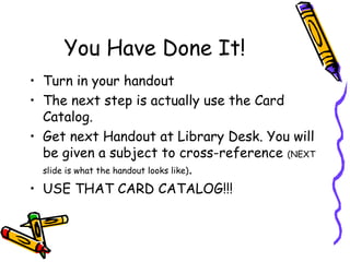 Card catalog (library) | PPT