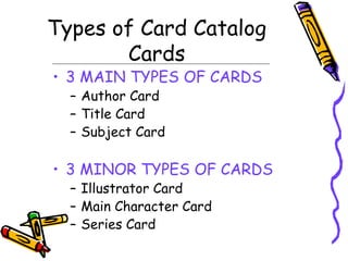 Card catalog (library) | PPT