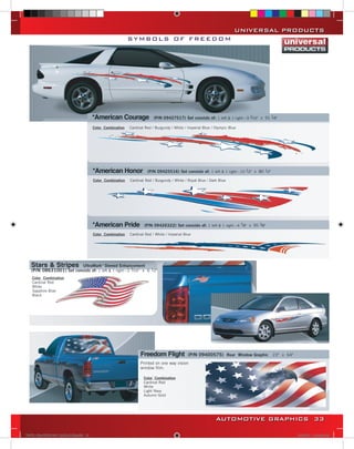Car decals 2007 catalog 32 40 | PDF