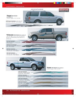 Car decals 2007 catalog 32 40 | PDF