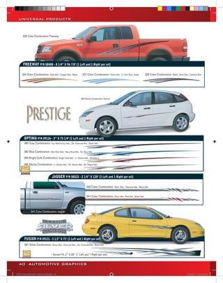 Car decals 2007 catalog 32 40 | PDF