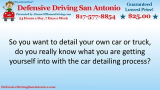 Car detailing secrets | PPTX