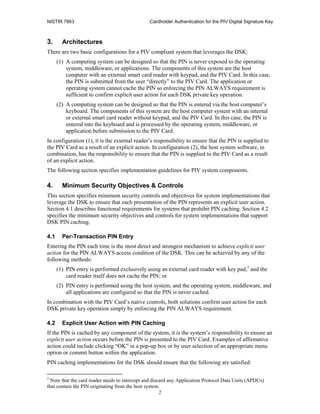Cardholder authentication for the piv dig sig key nist ir-7863 | PDF | IT and Internet Support ...