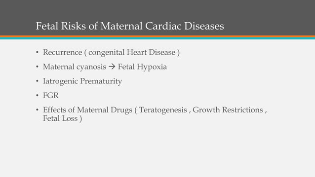 Cardiac Diseases In Pregnancy Ppt