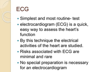 Cardiac function test | PPTX
