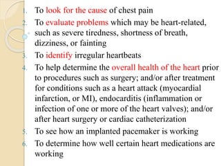Cardiac function test | PPTX