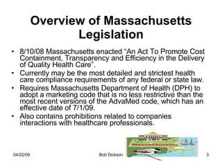 Massachusetts Marketing Code of Conduct | PPT
