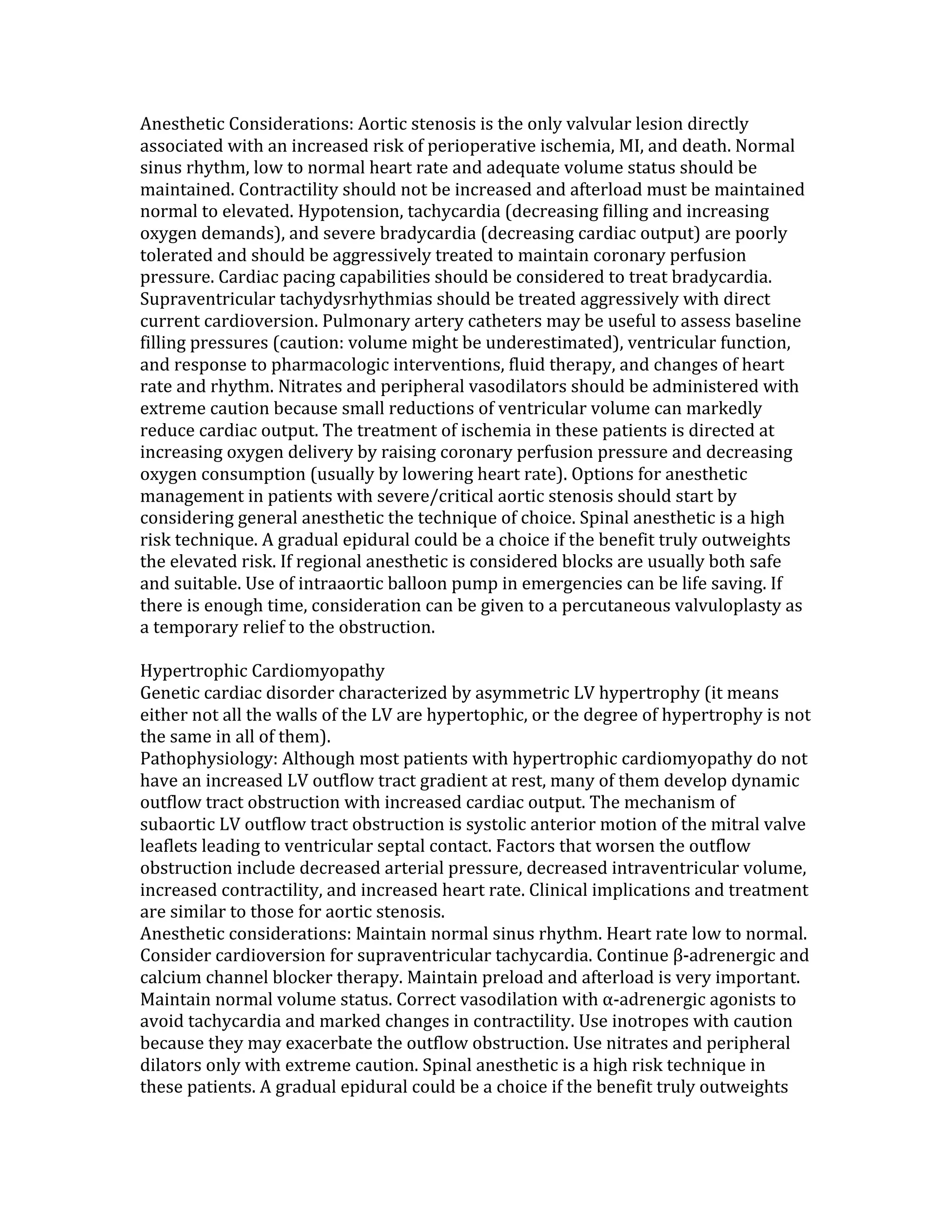 Cardiac Valve Disease | PDF