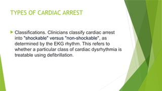 CARDIAC AAREST PRESENTATION .PPT FOR NURSING STUDENT | PPTX