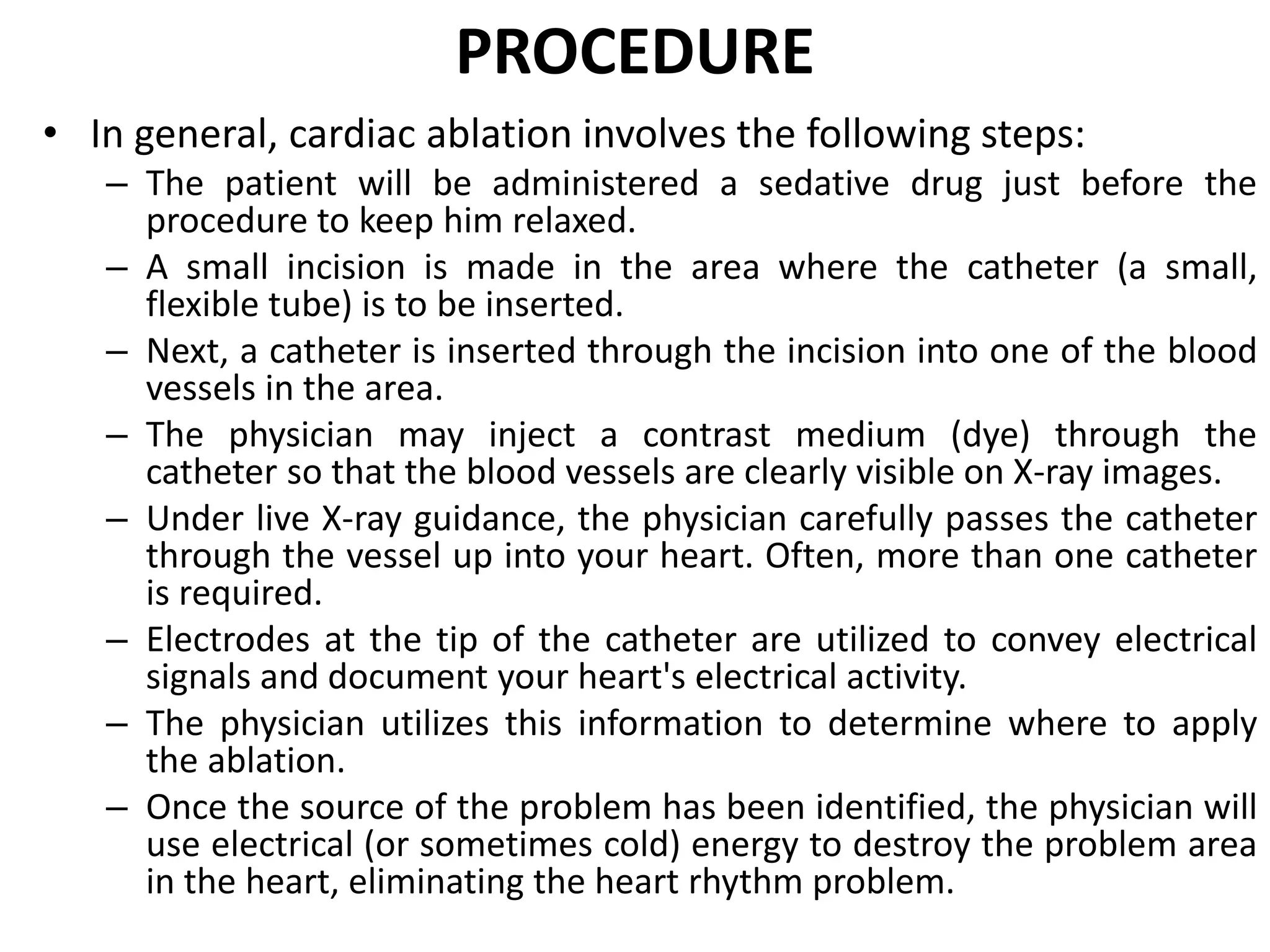 Cardiac Ablation Catheter used in cardiac systems | PPT
