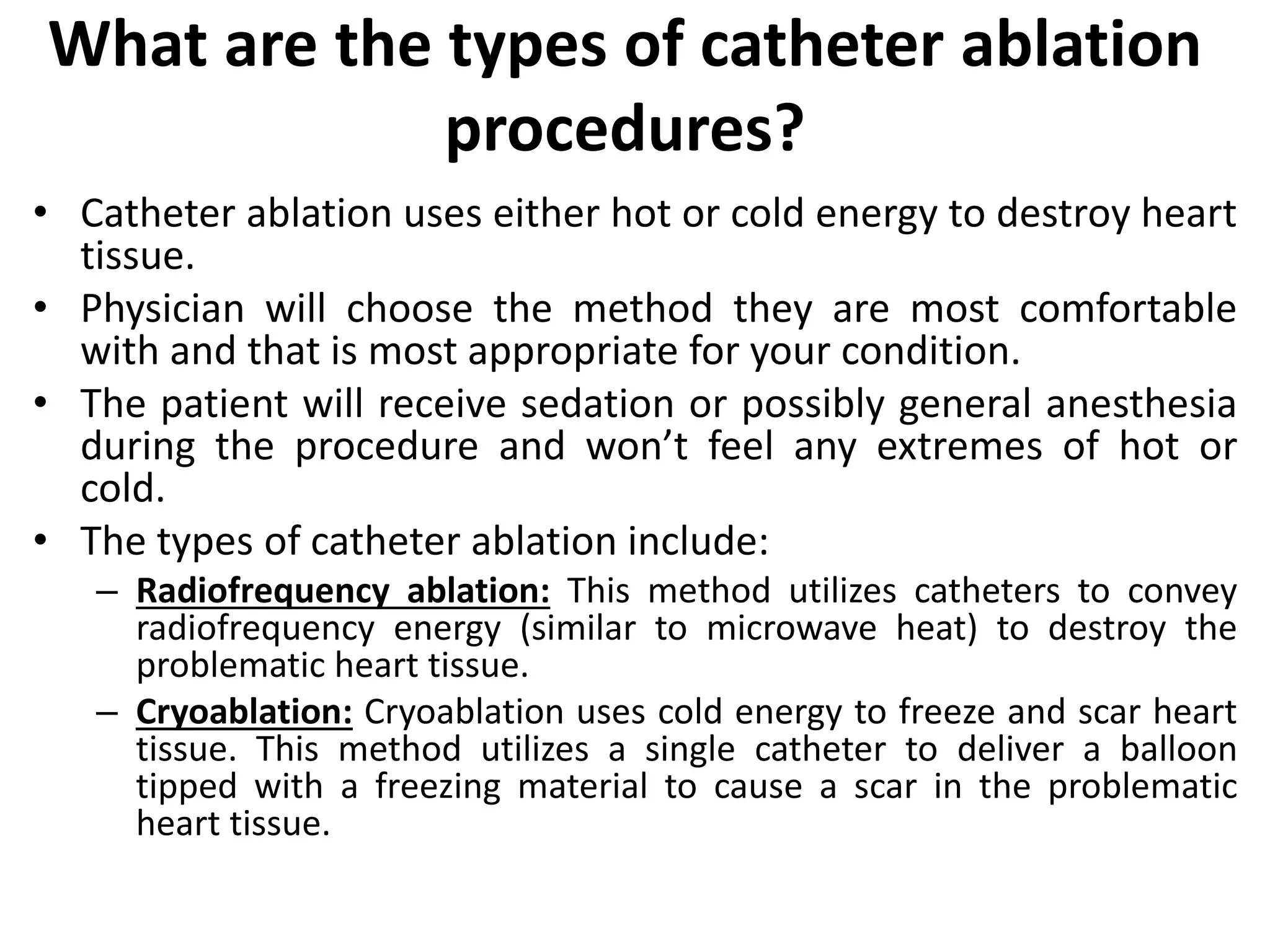 Cardiac Ablation Catheter used in cardiac systems | PPT