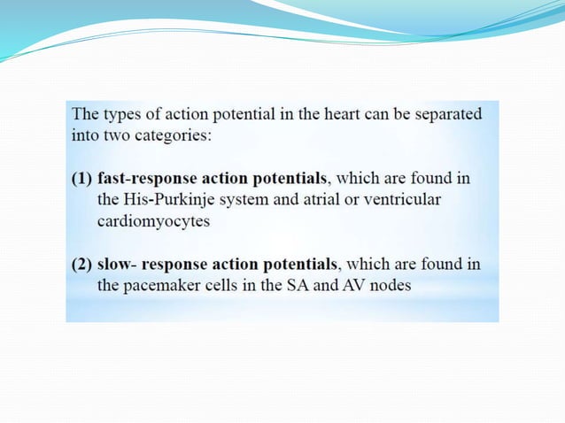 Cardiac action potential | PPTX