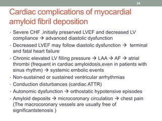 Cardiac amyloidosis | PPTX