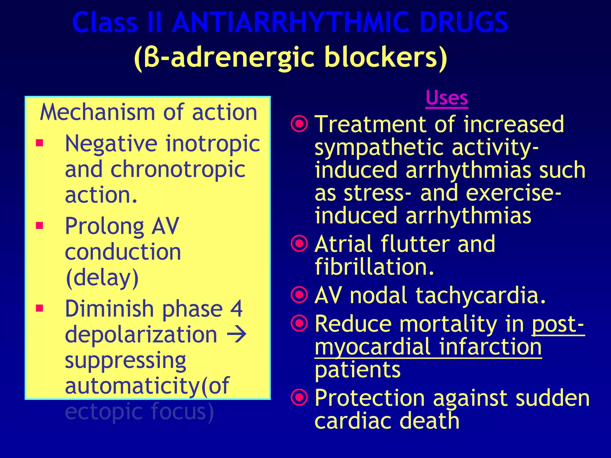 Cardiac antidysrhythmic drugs | PPTX