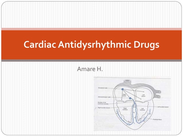 Cardiac antidysrhythmic drugs | PPT