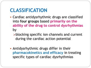 Cardiac antidysrhythmic drugs | PPT