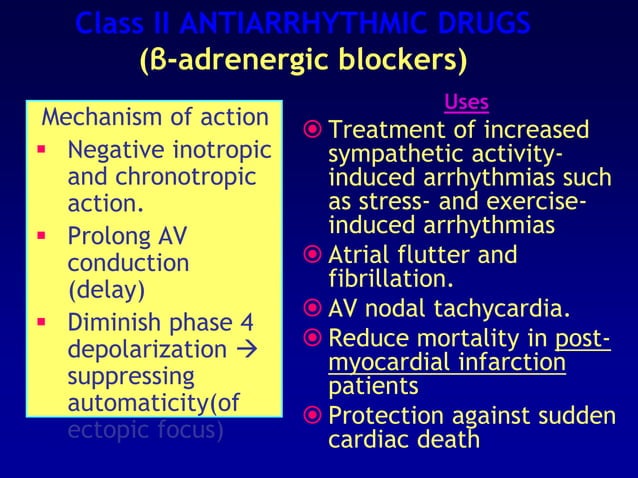 Cardiac antidysrhythmic drugs | PPT