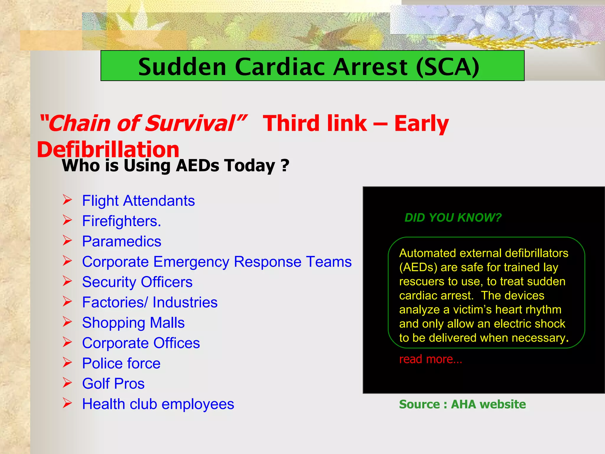 Sudden Cardiac Arrest | PPT
