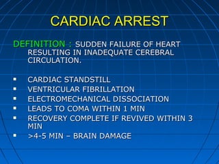 Cardiac arrest | PPT