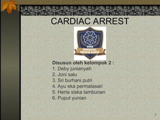 ASKAN PADA PASIEN DENGAN CARDIAC ARREST.ppt