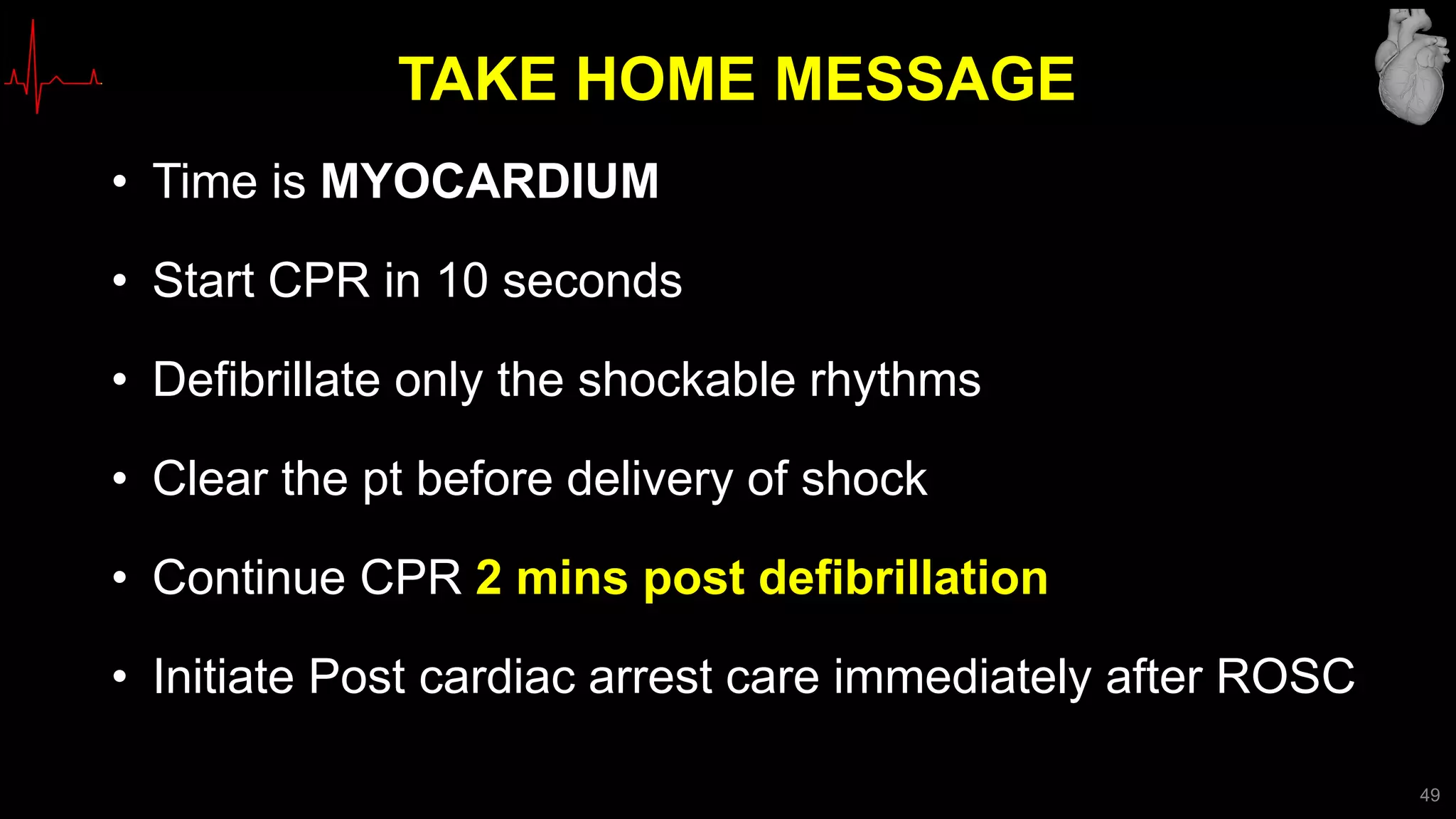 Cardiac arrest an overview of defibrillation vs cardioversion | PPT