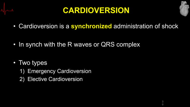 Cardiac arrest an overview of defibrillation vs cardioversion | PPTX | Heart and Cardiovascular ...