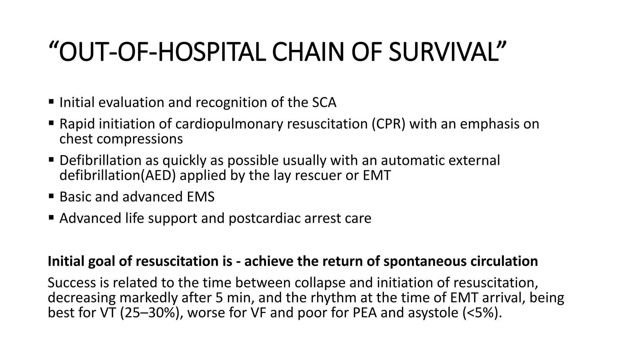 Cardiac arrest cpr shock | PPTX | First Aid | Injuries