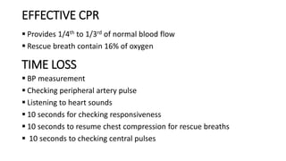 Cardiac arrest cpr shock | PPTX | First Aid | Injuries