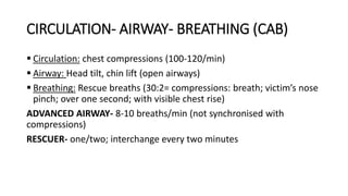 Cardiac arrest cpr shock | PPTX | First Aid | Injuries