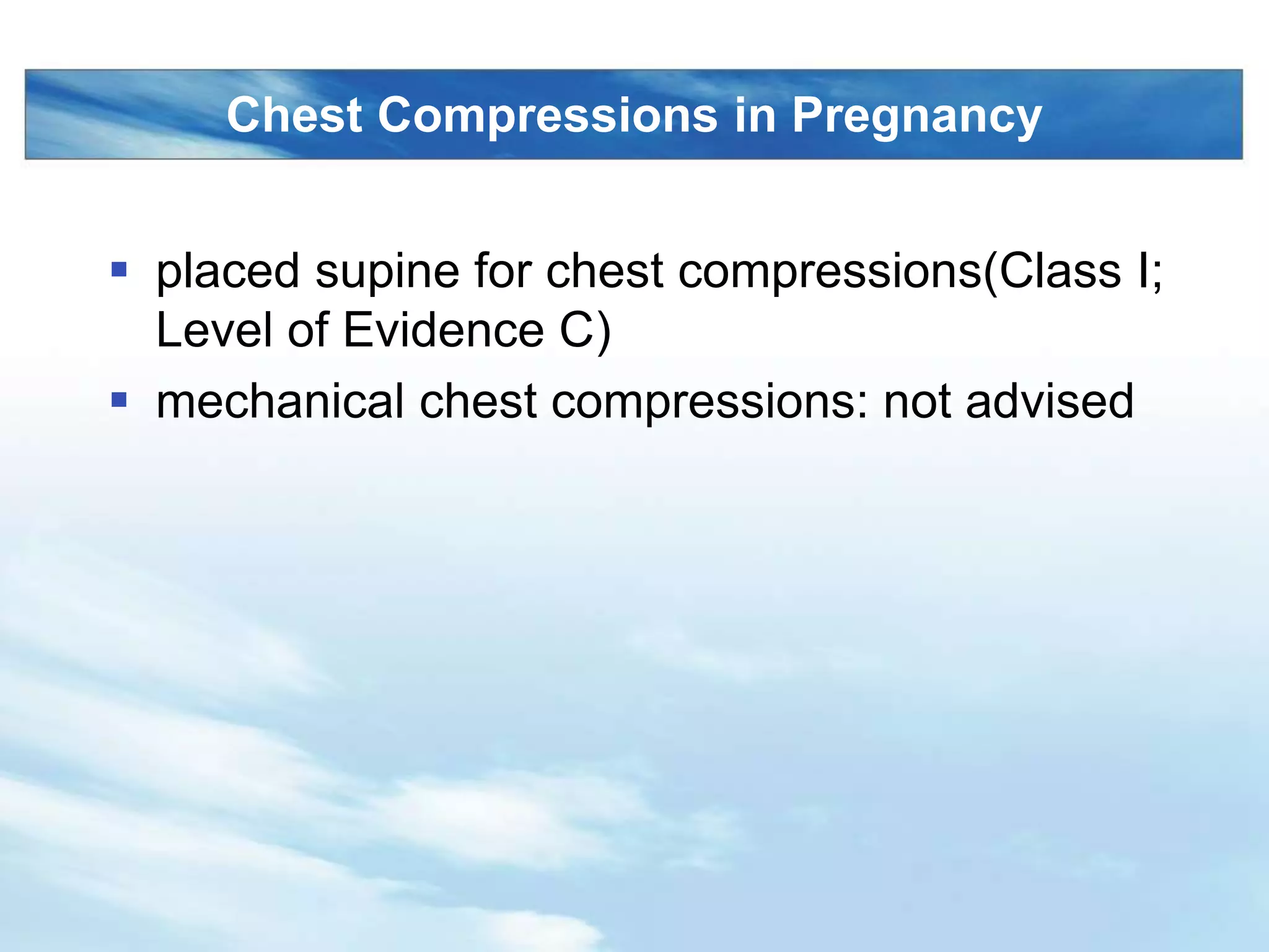 Cardiac arrest in pregnancy | PPTX