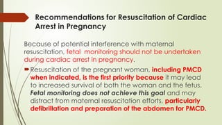 Cardiac Arrest in Pregnancyاثناء الحمل ..pptx