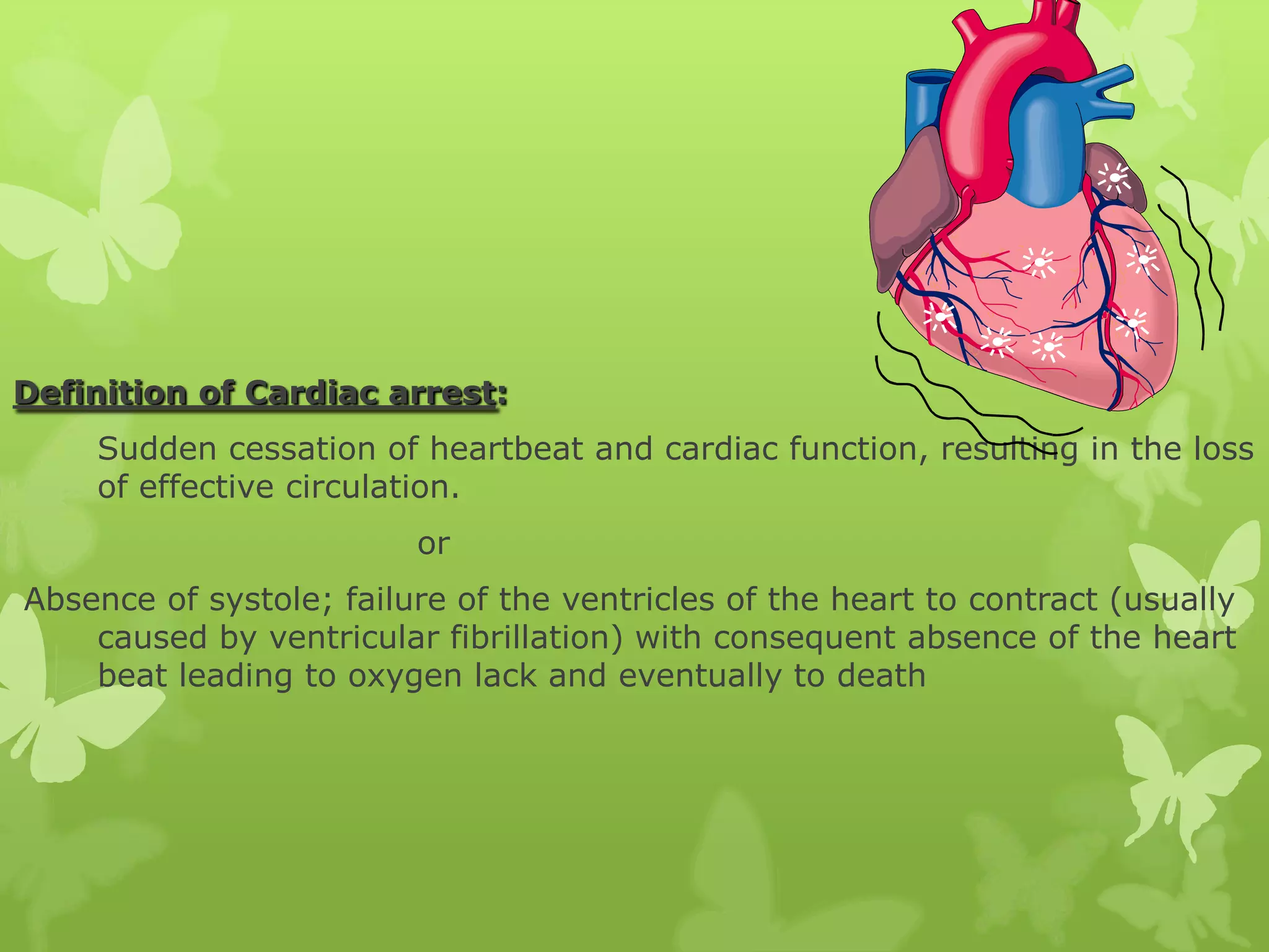 Cardiac arrest | PPTX