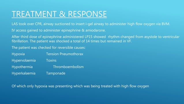 Cardiac arrest patient management | PPT