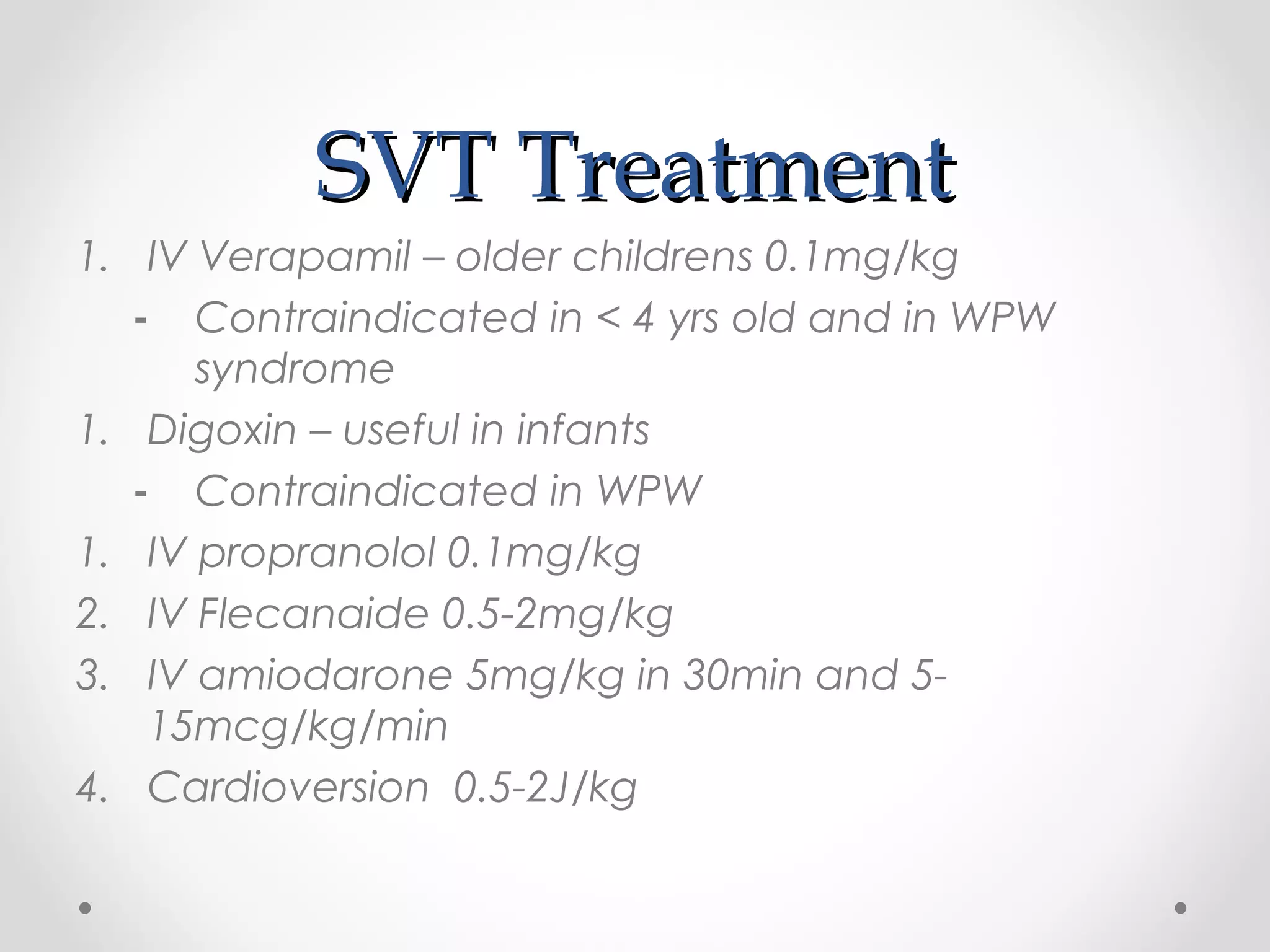 SVT in pediatrics | PPT