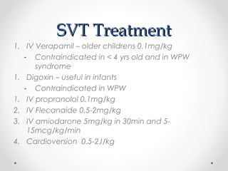 SVT in pediatrics | PPT