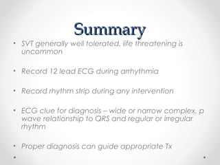 SVT in pediatrics | PPT