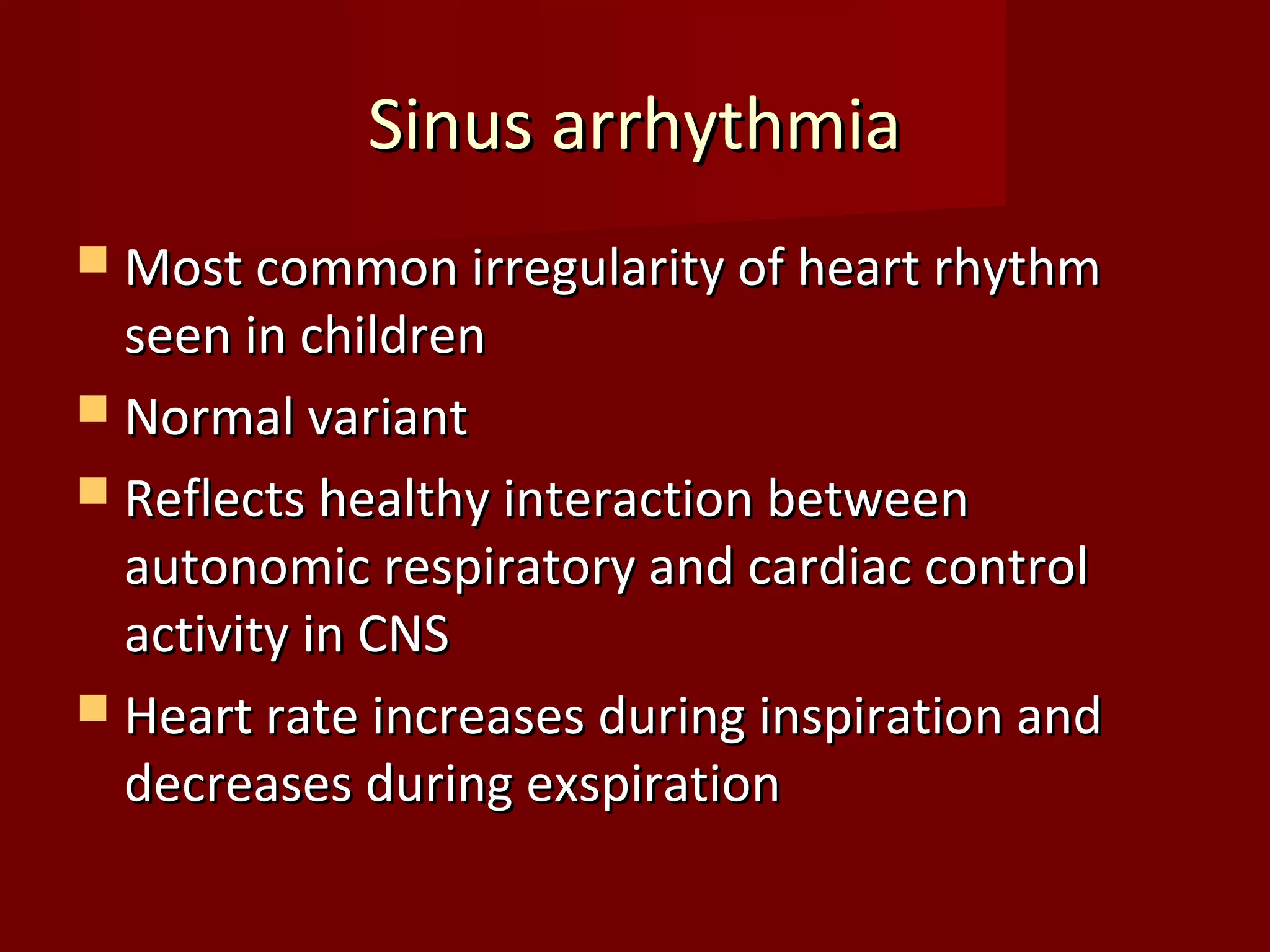 Arrhythmia broad overview | PPT