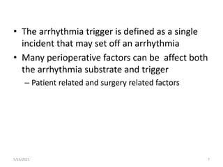 Cardiac arrhythmia after thoracotomy.pptx