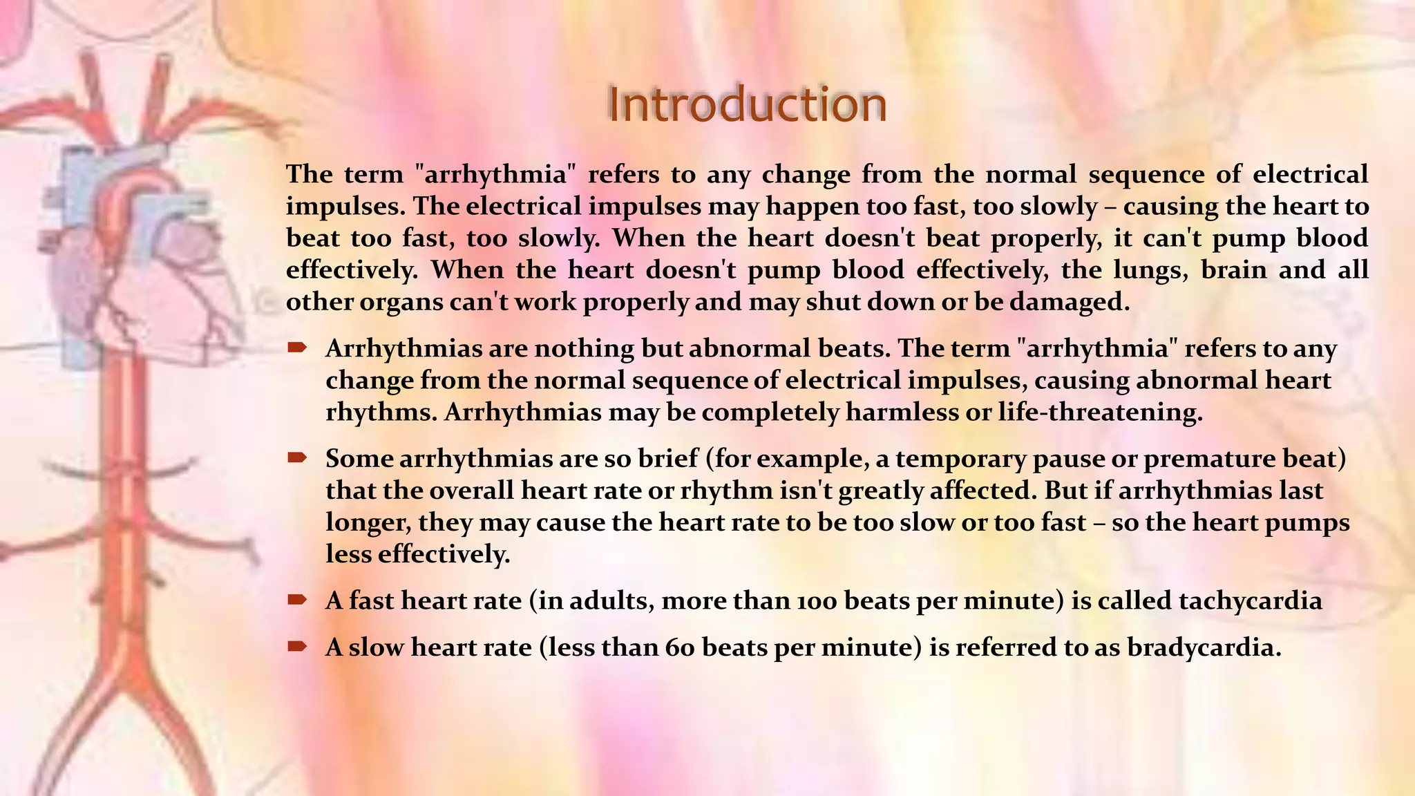 Cardiac arrhythmia and its treatment | PPTX