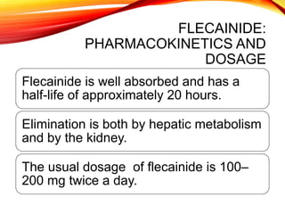 Cardiac arrhythmia drugs | PPTX