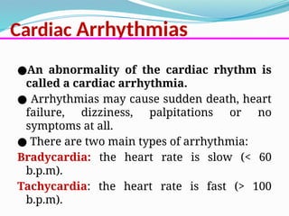 Cardiac Arrhythmias, Pathophysiology Lecture (Cardiology). pptx | PPTX
