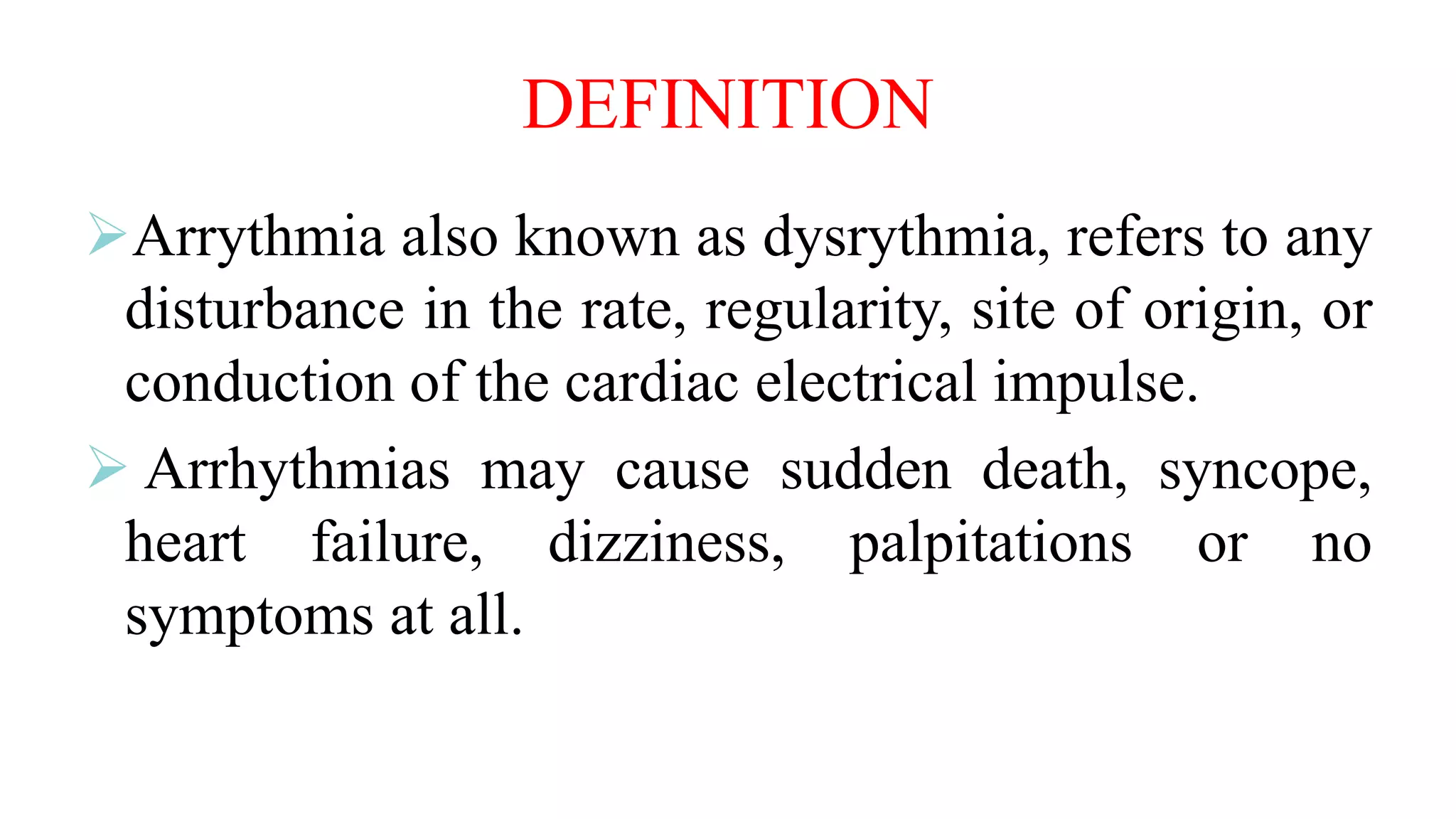 CARDIAC ARRYTHMIA AND ITS MANAGEMENT.pptx
