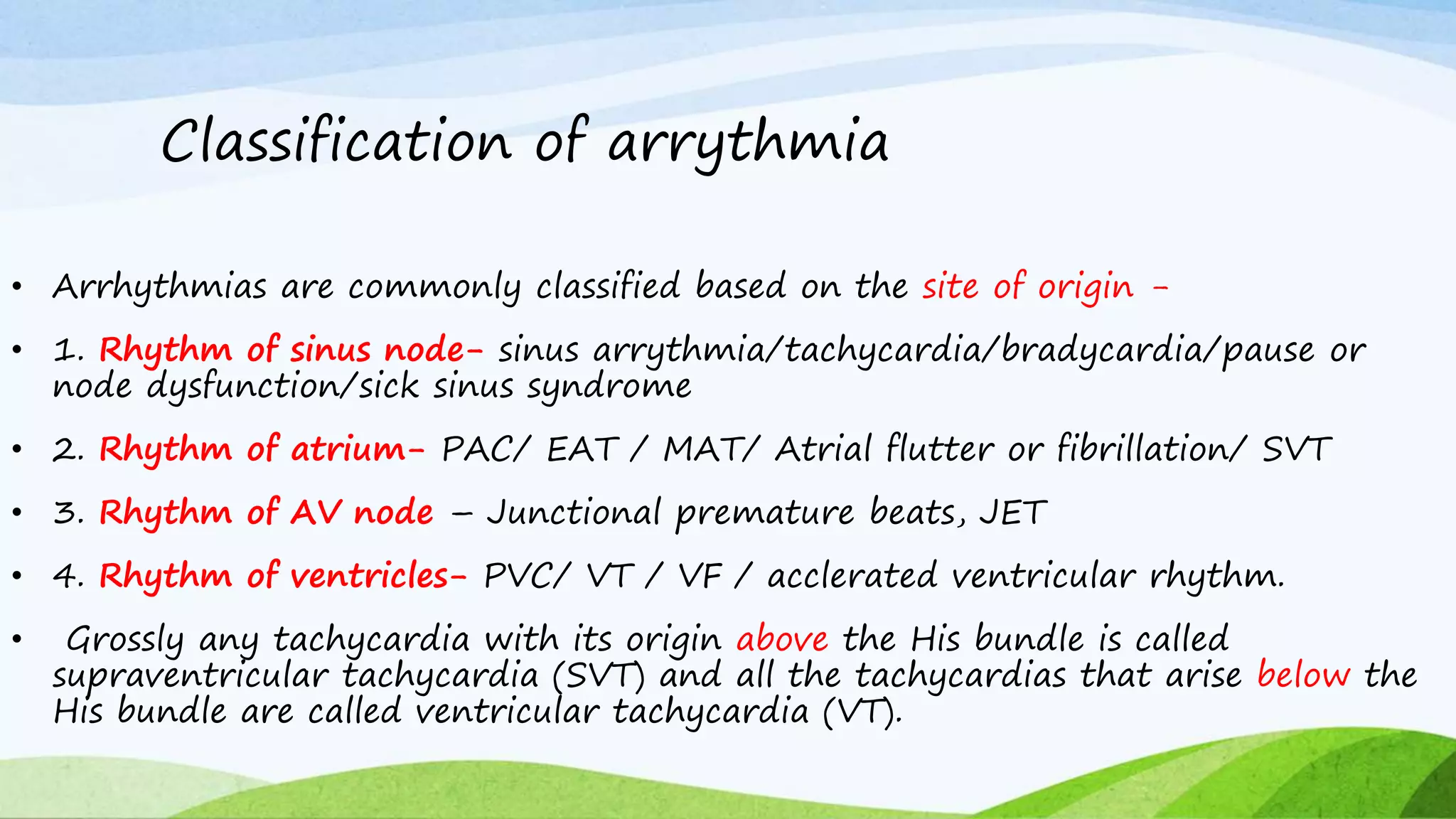 Cardiac arrythmia in children | PPTX