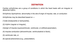 CARDIAC ARRYTHMIAS AND MANAGEMENT(1).pptx