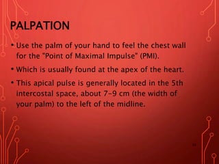 Cardiac and vascular assessment | PPTX