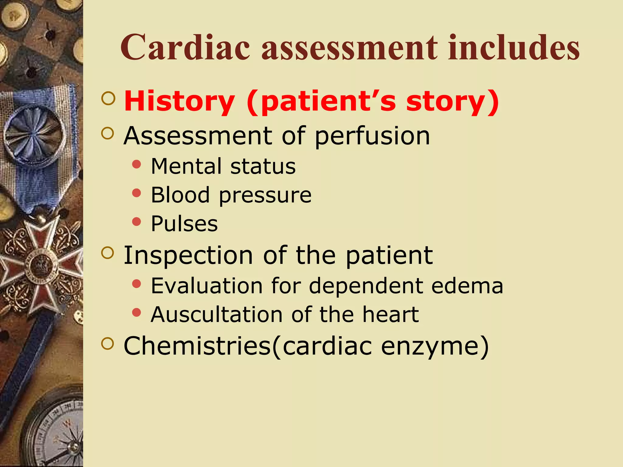 Cardiac assessment | PPT