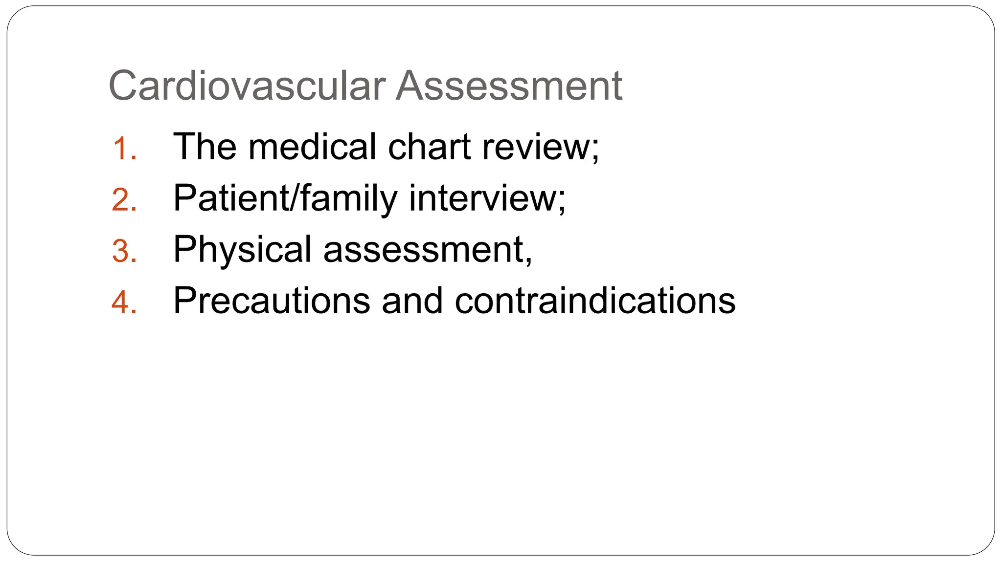 cardiac assessment. basic assessment about the cardiac assessment | PPTX