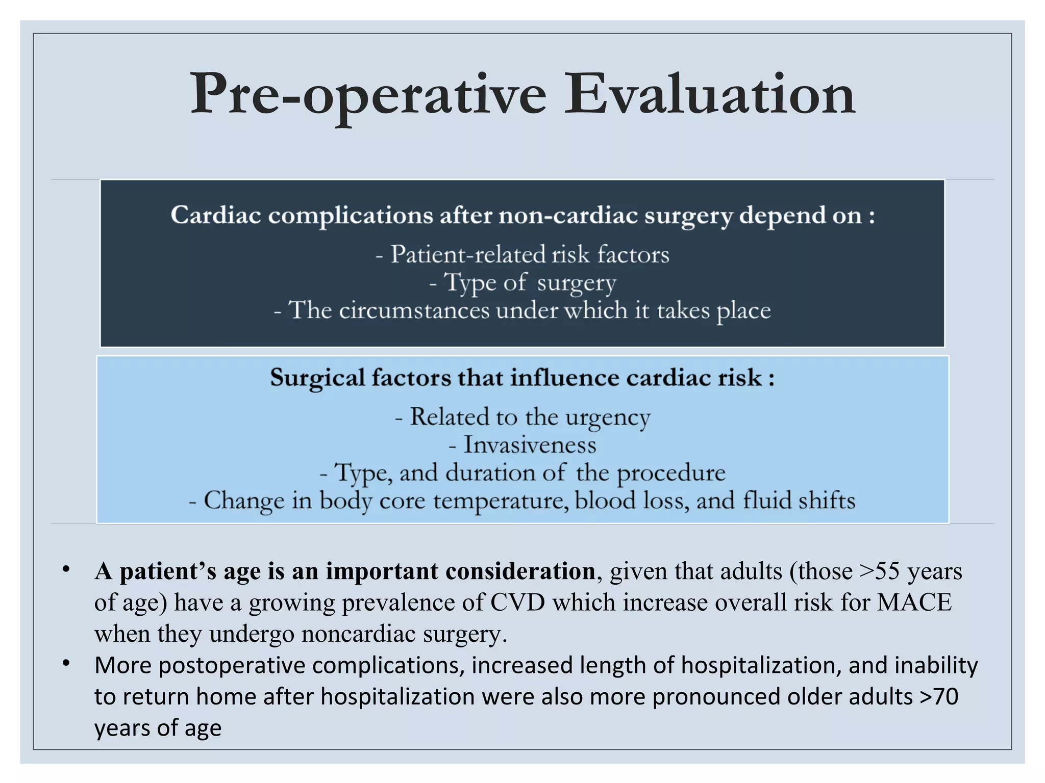 Cardiac assessment in non cardiac surgery | PPT