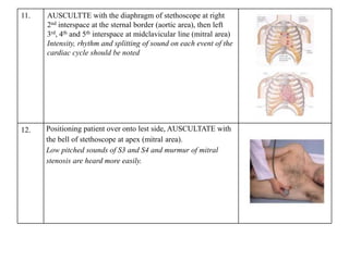 Cardiac auscultation | PPTX